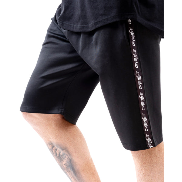 Estremo Fitness Flex-Knit Premium Shorts - Black